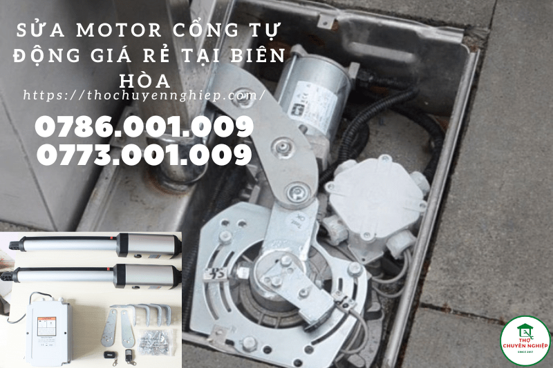 Sửa motor cổng tự động giá rẻ tại Biên Hòa 0786001009 - Thợ Chuyên Nghiệp